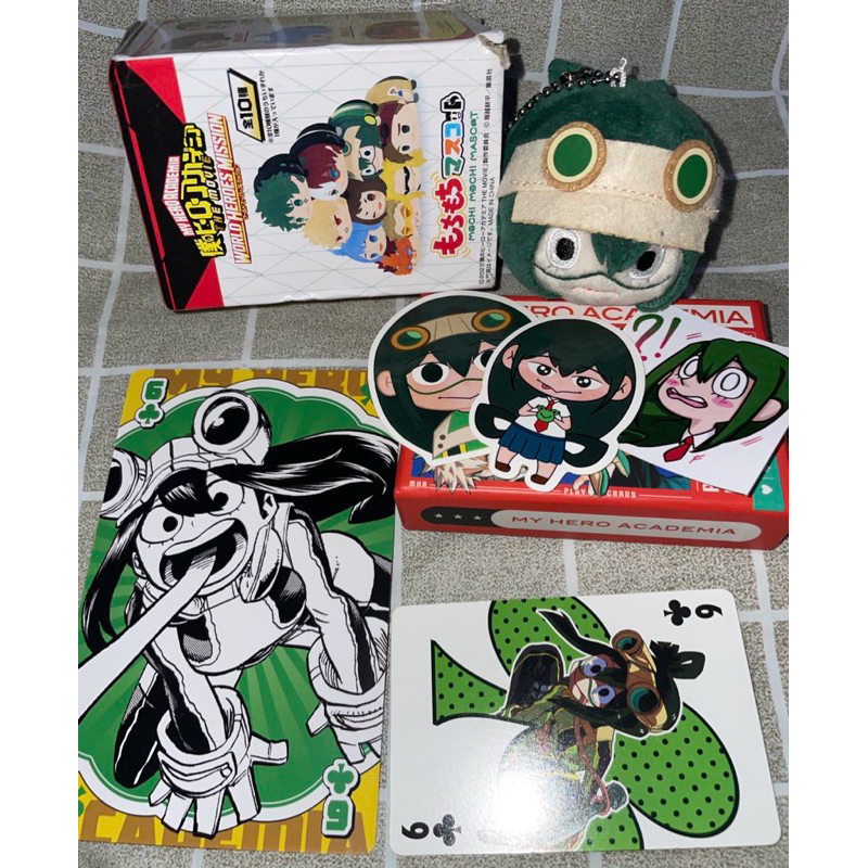 Jual set boneka mochikororin tsuyu asui big card mha kartu remi mha ...