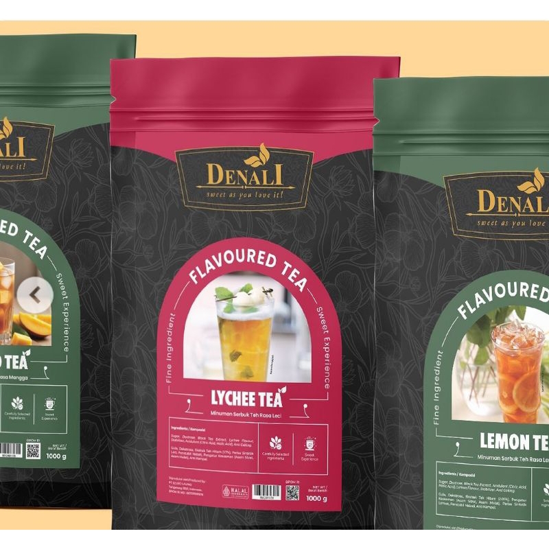 Jual Powder Lychee tea Denali | Shopee Indonesia