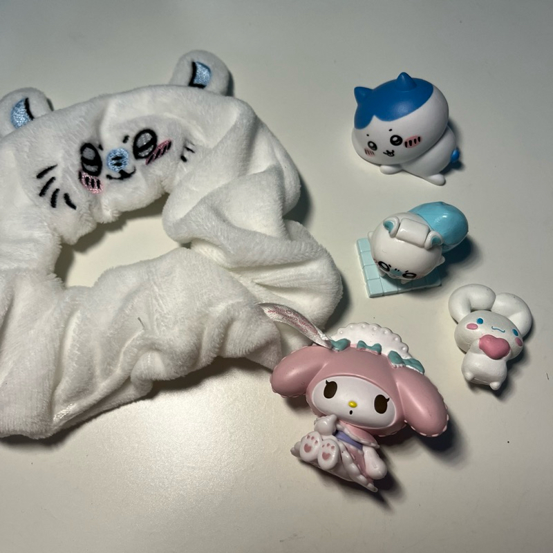 Jual figure chiikawa hachiware scrunchie chouchou momonga figure my ...