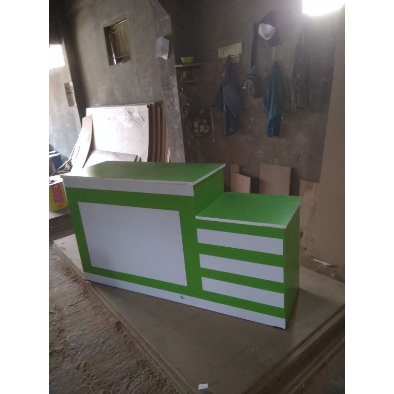 Jual MEJA KASIR UNDAK HIJAU PUTIH MEJA LAUNDRY MEJA TOKO TERBARU ...