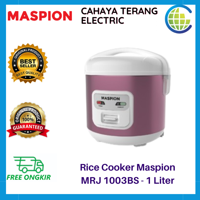 Jual Maspion Rice Cooker MRJ 1003 Penanak Nasi 1 Liter MRJ1003 BS Magic Com MRJ 1003BS - 300 ...