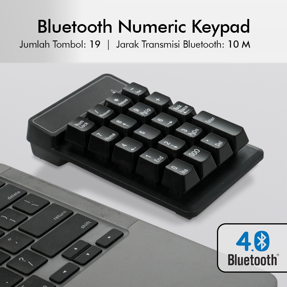 Jual Etmakit Keyboard Numeric Angka Keypad Numpad Bluetooth Cable USB Cable Kabel Wireless Kabel ...