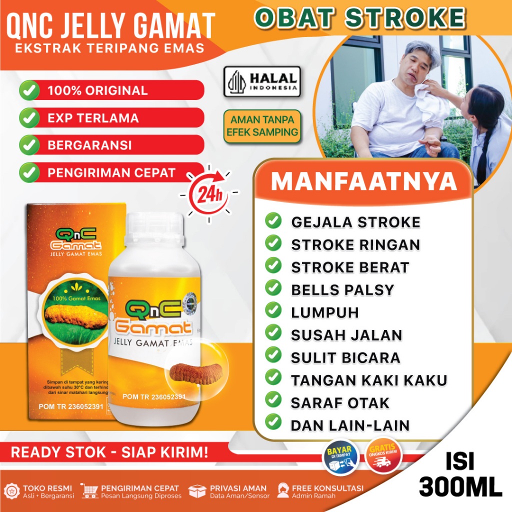 Jual Obat Stroke Struk Berat Ringan Bells Palsy Lumpuh Sebelah Kiri ...