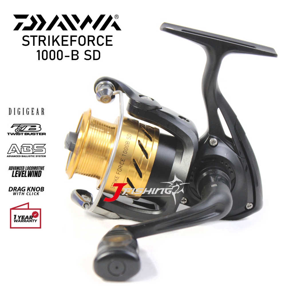 Jual Reel DAIWA Strike Force 19 | 1000 2000 2500 4000 | Spinning | Kolam Sungai Danau Muara ...