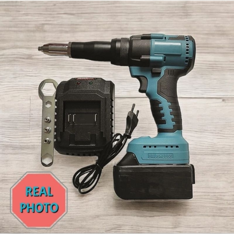 Jual Mesin Bor Rivet Electric Rivet Gun Cordles Alat Bor Rivet Mesin ...