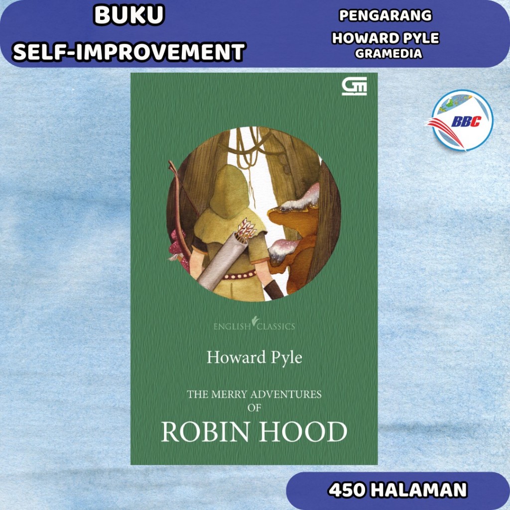 Jual BUKU NOVEL ENGLISH CLASIC : THE MERRY ADVENTURES OF ROBIN HOOD ...