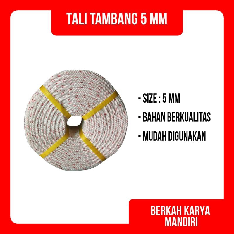 Jual Tali Tambang PPD 5 MM / Tali Tambang Truck / Tali Tambang Plastik ...