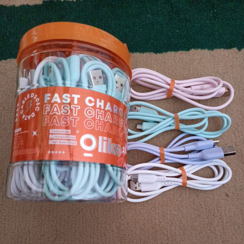 Jual Kabel Data Olike D306C TypeC Bijian | Shopee Indonesia