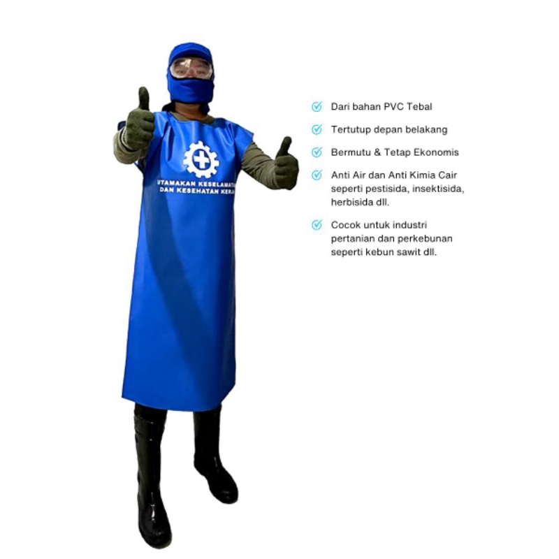 Jual Apron Anti Air Seri Sprayer | Pelindung Sprayer | Celemek Cuci ...