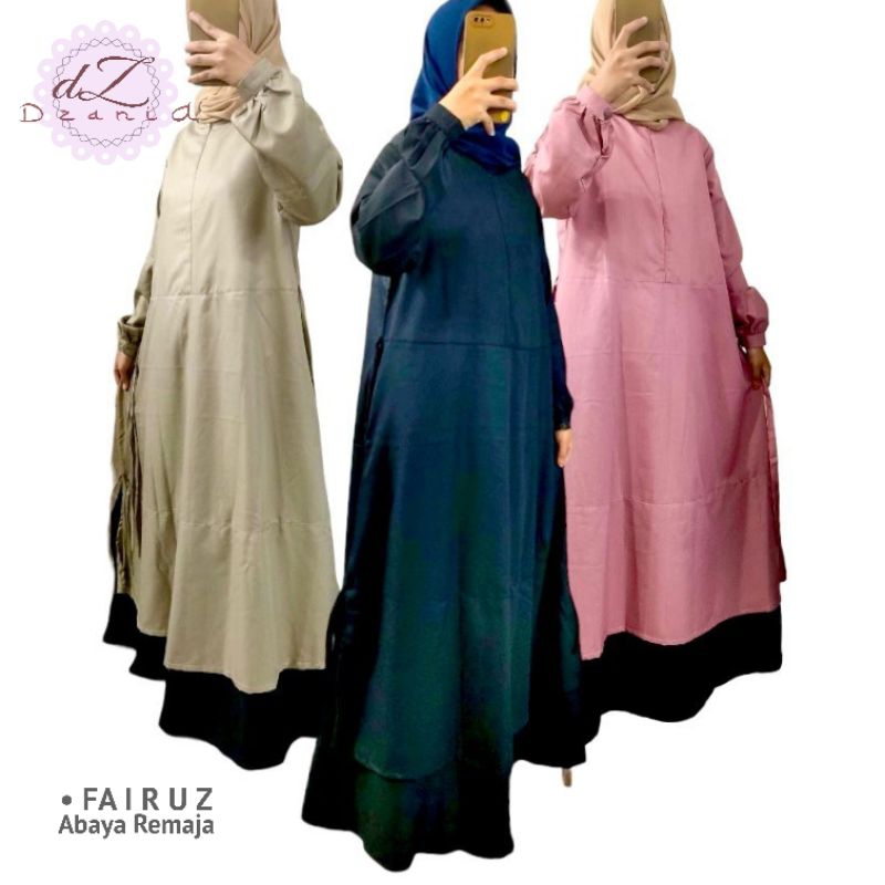 Jual Dzania-Fairuz Abaya Malaysia Hitam abaya hitam gamis hitam abaya ...