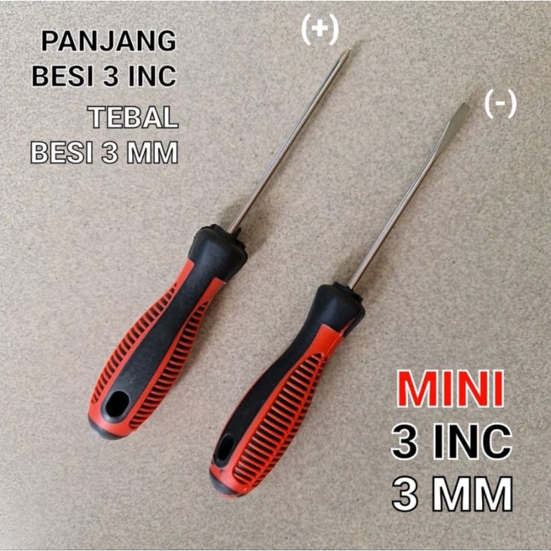 Jual obeng mini + - kecil | Shopee Indonesia