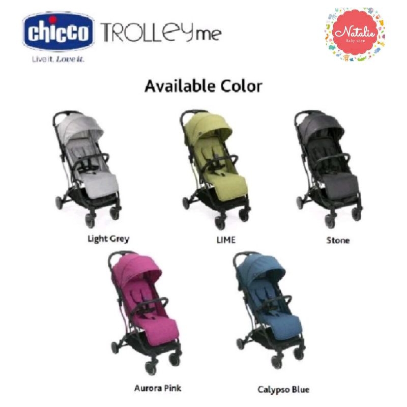 Jual CHICCO Stroller Trolley Me Compact Stroller Autofolding free ...