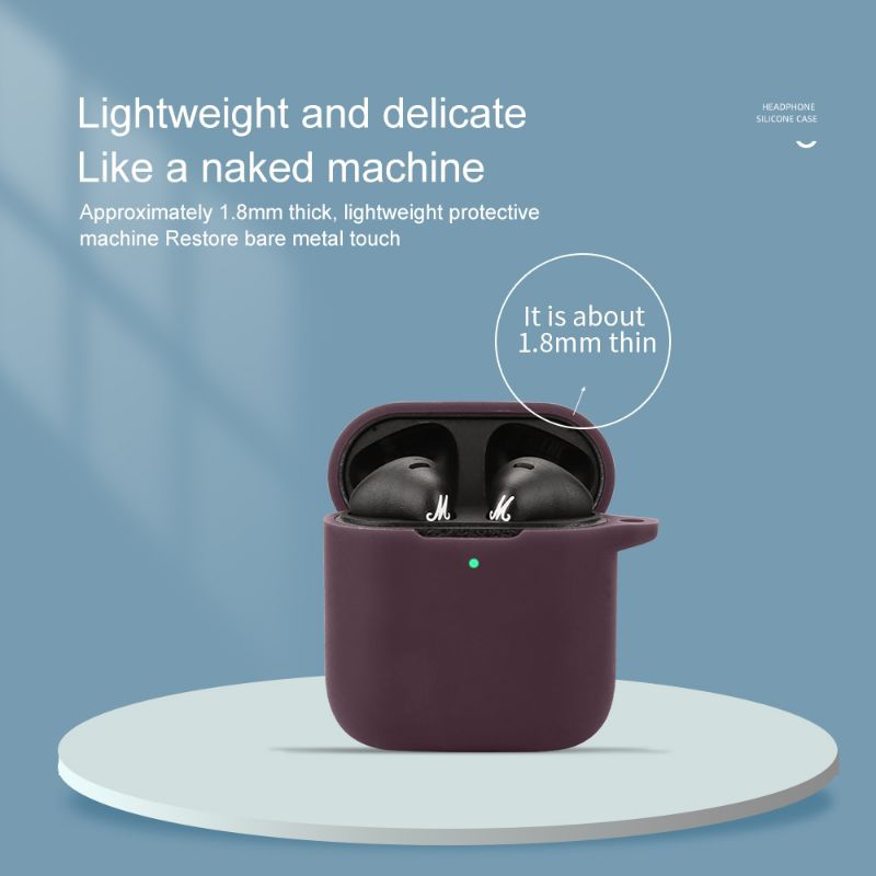 Jual Case Casing Cover Silicone Marshall MINOR IV 4 TWS + Carabiner ...