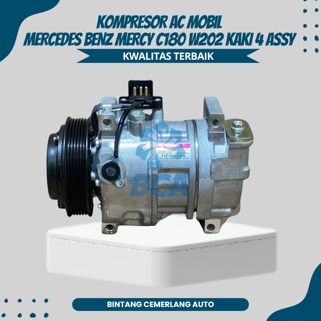 Jual COMPRESSOR KOMPRESOR AC Mobil Mercedes Benz Mercy C180 W202 Kaki 4 ...