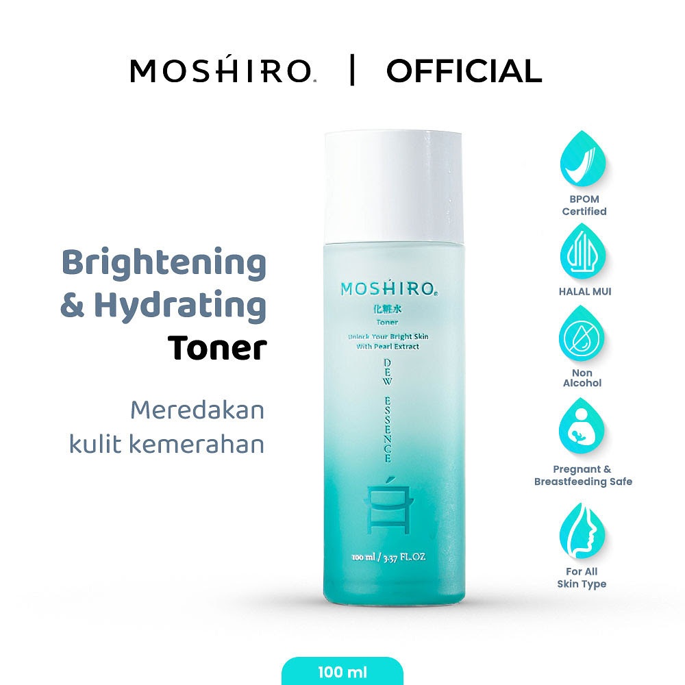 Jual MOSHIRO Dew Essence Soothing Toner Skin Barrier Toner Untuk ...