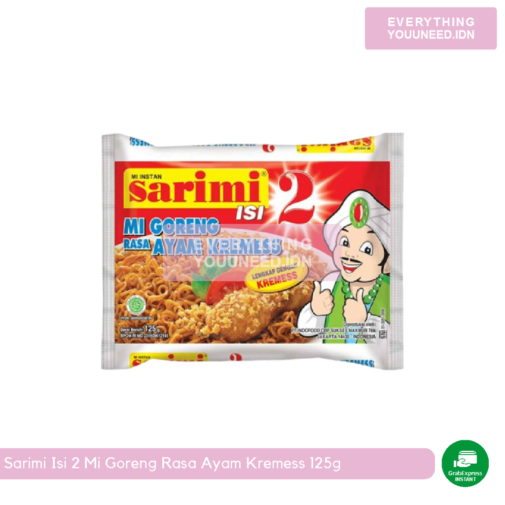 Jual Sarimi Goreng Rasa Ayam Kremes 125g | Shopee Indonesia