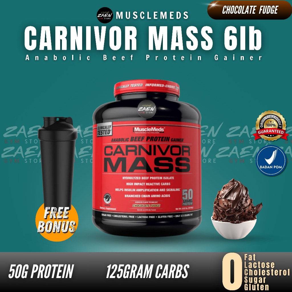 Jual MuscleMeds Carnivor Mass 6 LBS | Shopee Indonesia