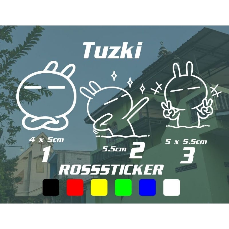 Jual TUZKI emoticon lucu, cutting sticker emoticon tuzki terbaru ...