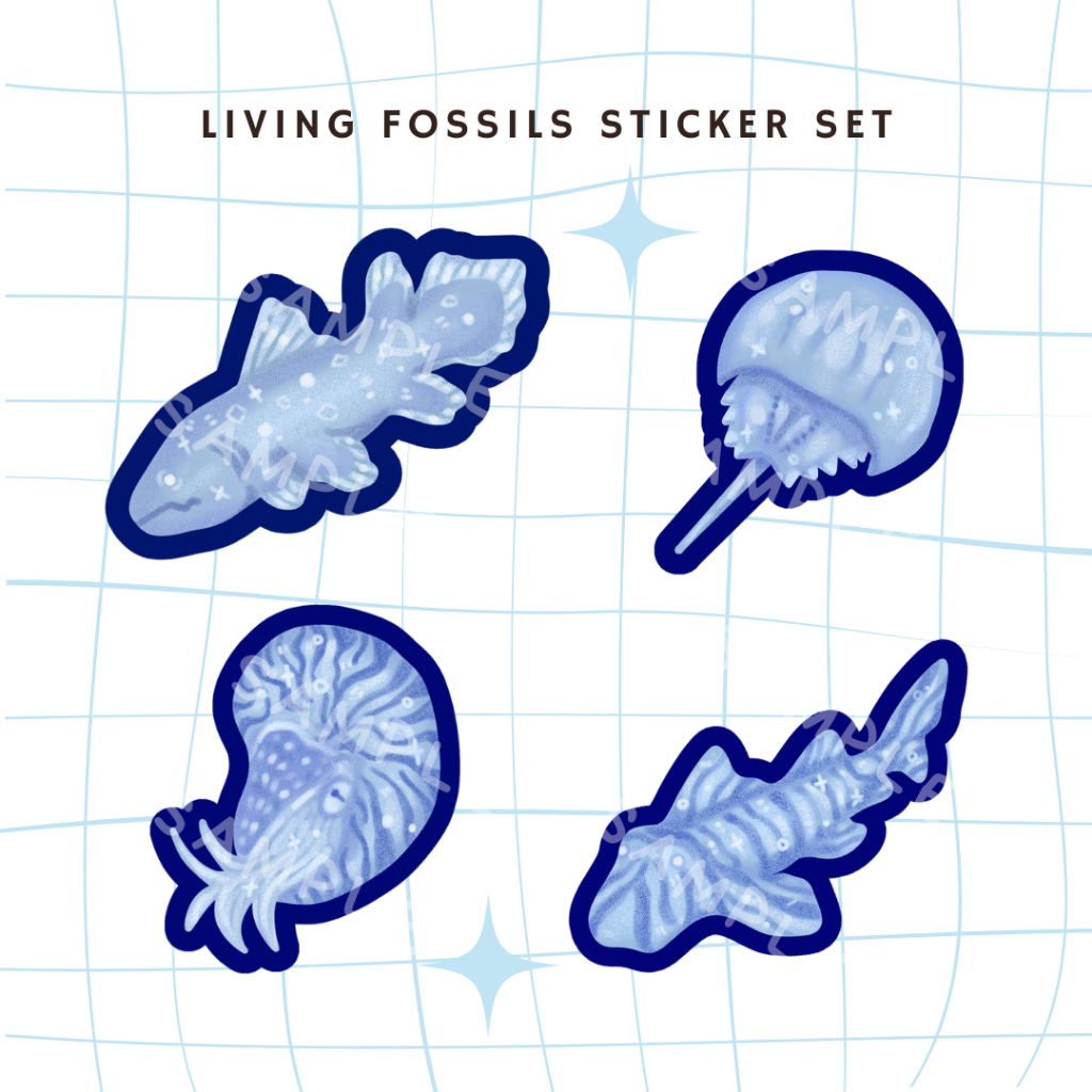 Jual Living Fossils Sticker Set | Shopee Indonesia