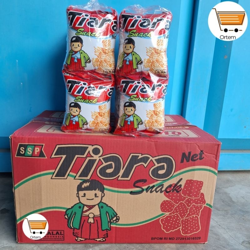 Jual TIARA SNACK JADUL | 1 DUS | 40 PCS | 15 GRAM | Shopee Indonesia