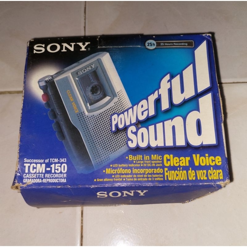 Jual Walkman SONY TCM-150 Cassette Recorder | Shopee Indonesia