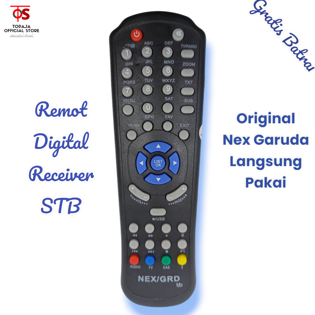 Jual Remot Digital Receiver Parabola Matrix Garuda Burger S2 Nex ...