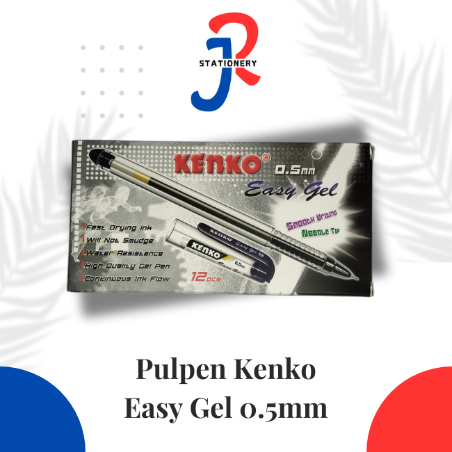 Jual GEL PEN Pulpen Pena Kenko Easy Gel 0.5mm (Lusin) | Shopee Indonesia