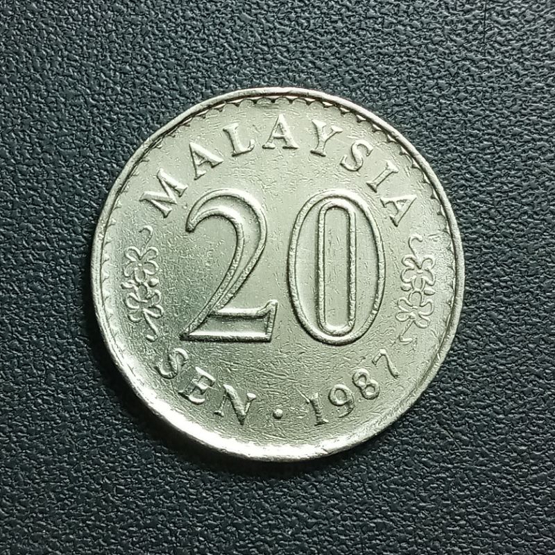 Jual Koleksi Koin 20 Sen Malaysia Tahun 1987 Seri Gedung Detail Bagus | Shopee Indonesia