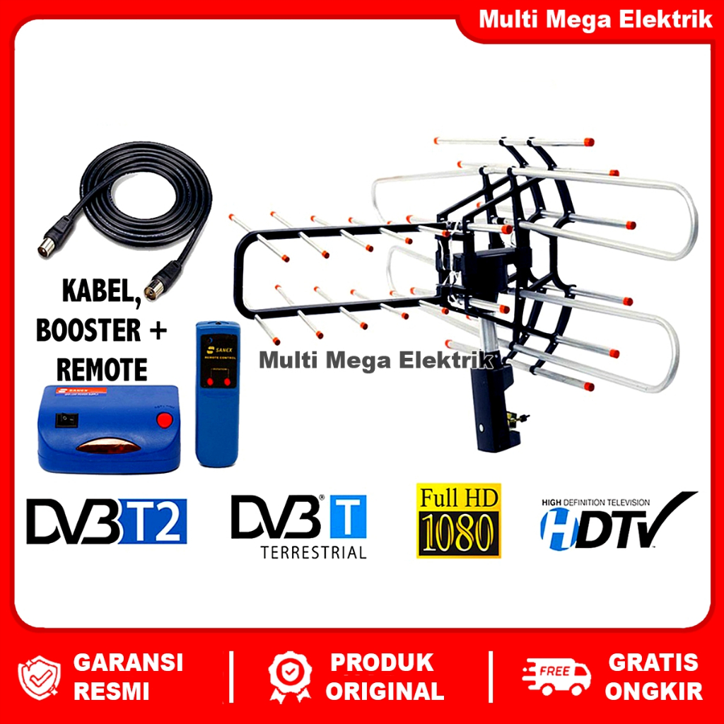 Jual [COD] ANTENA TV DIGITAL / ANTENA SET TOP BOX OUTDOR UHF LUAR ...