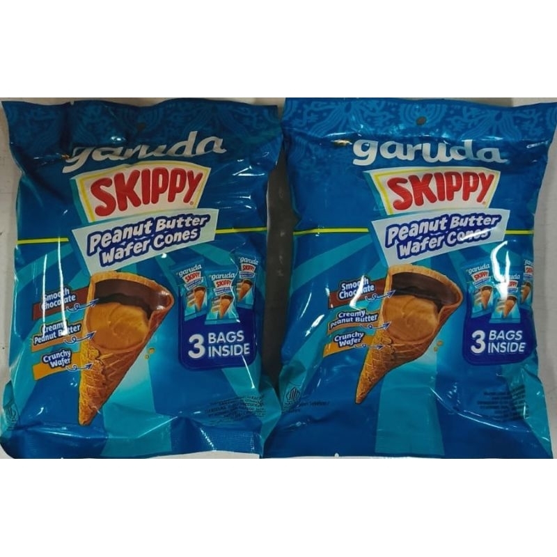 Jual Garuda Skippy Wafer Cones Peanut Butter 45G | Shopee Indonesia