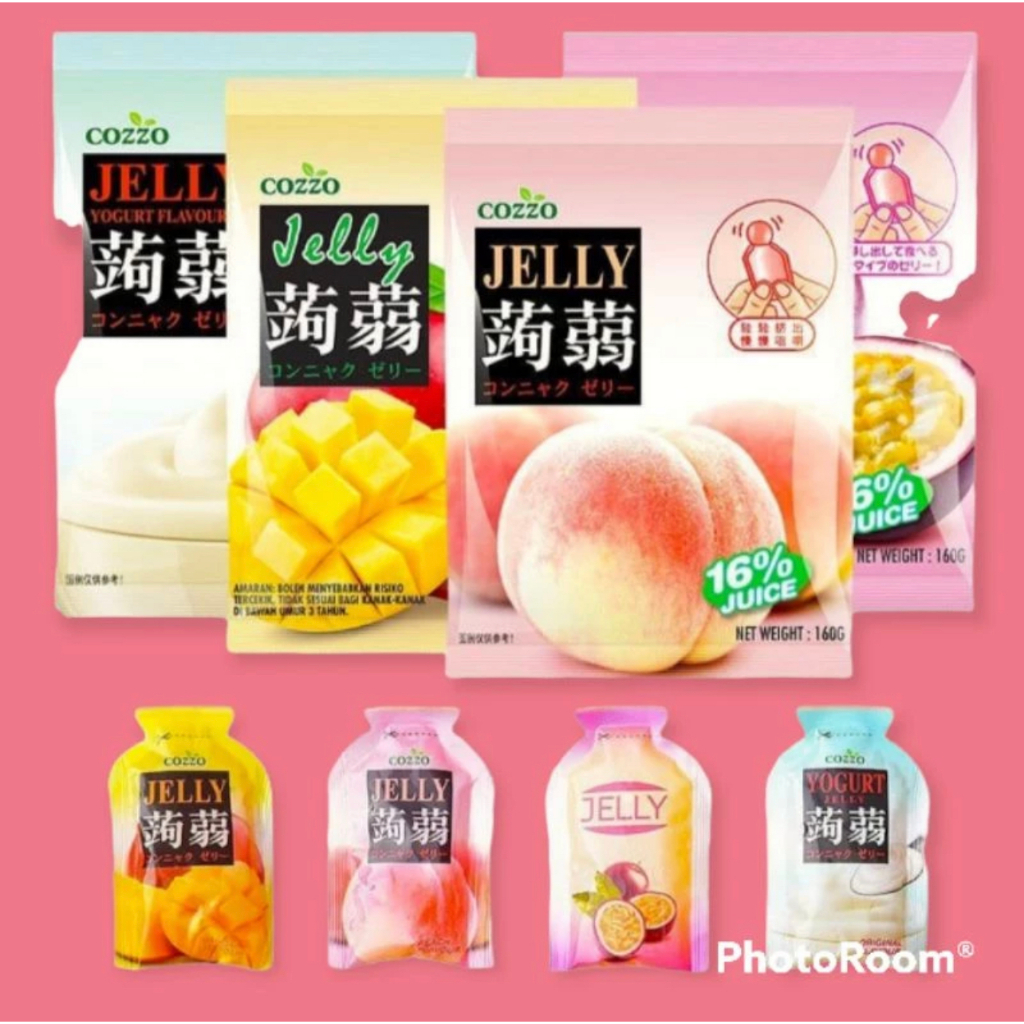Jual 【HALAL】cozzo jelly konyaku/ jelly/ konnyaku/ puding/160g | Shopee Indonesia