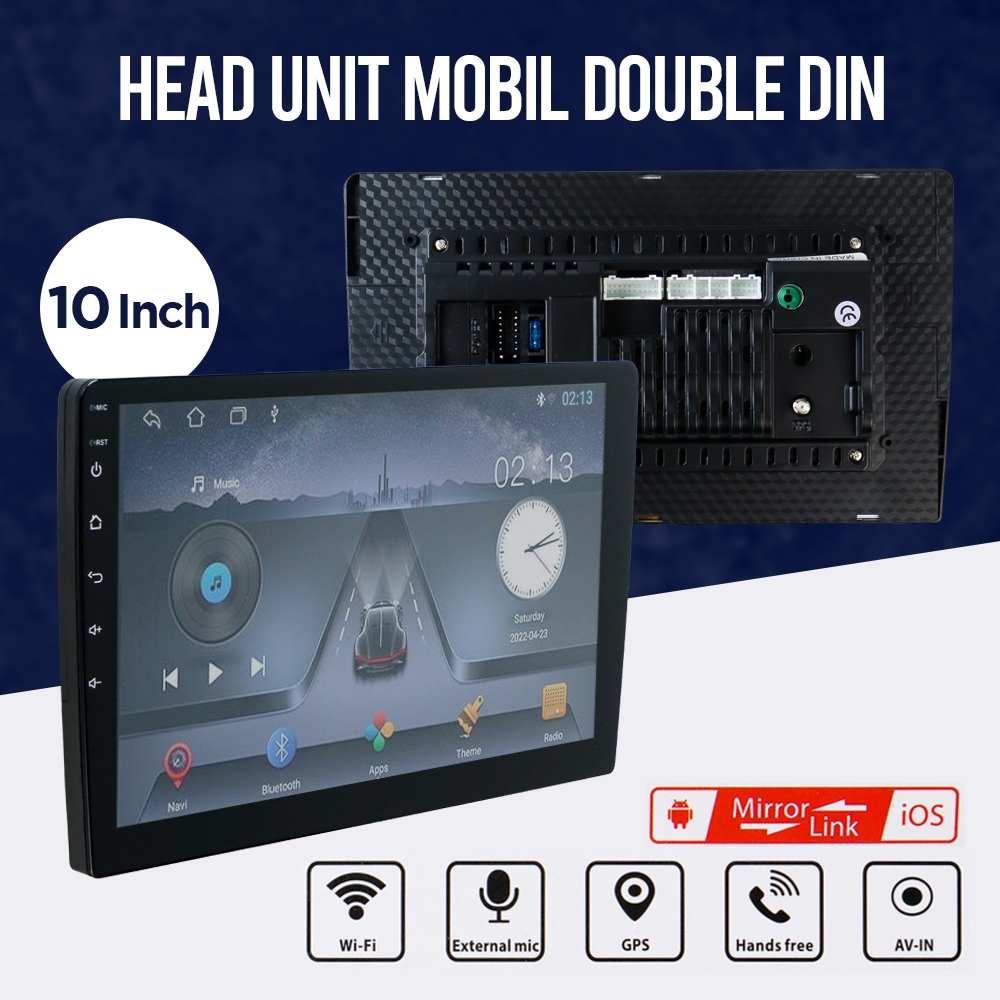 Jual Head Unit Mobil Double Din Media Player HD WIFI GPS Android 10 ...