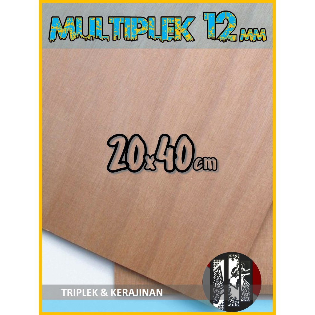 Jual Triplek 12mm 20x40 cm | Multiplek Plywood 12 mm 20x40 | 20 x 40 ...