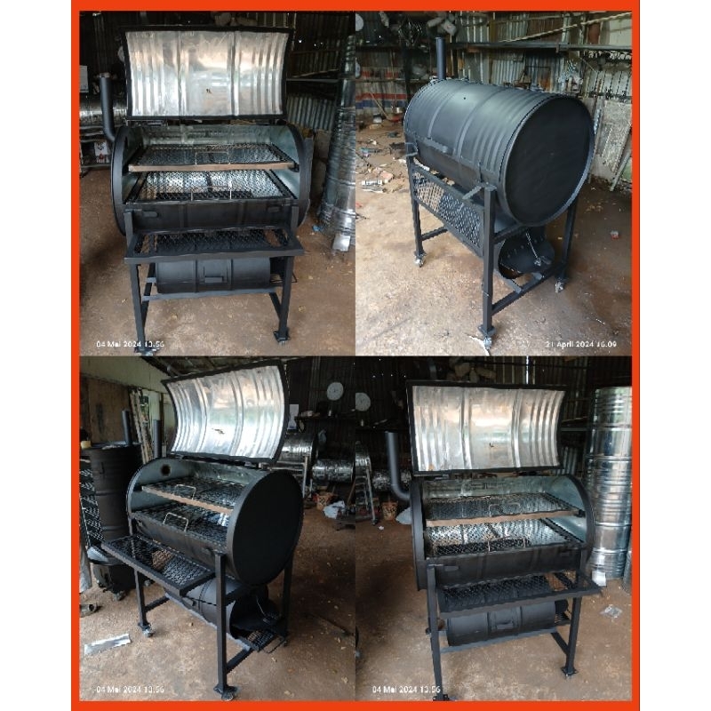 Jual pengasapan panggangan sederhana alat pengasapan oven asap tungku ...