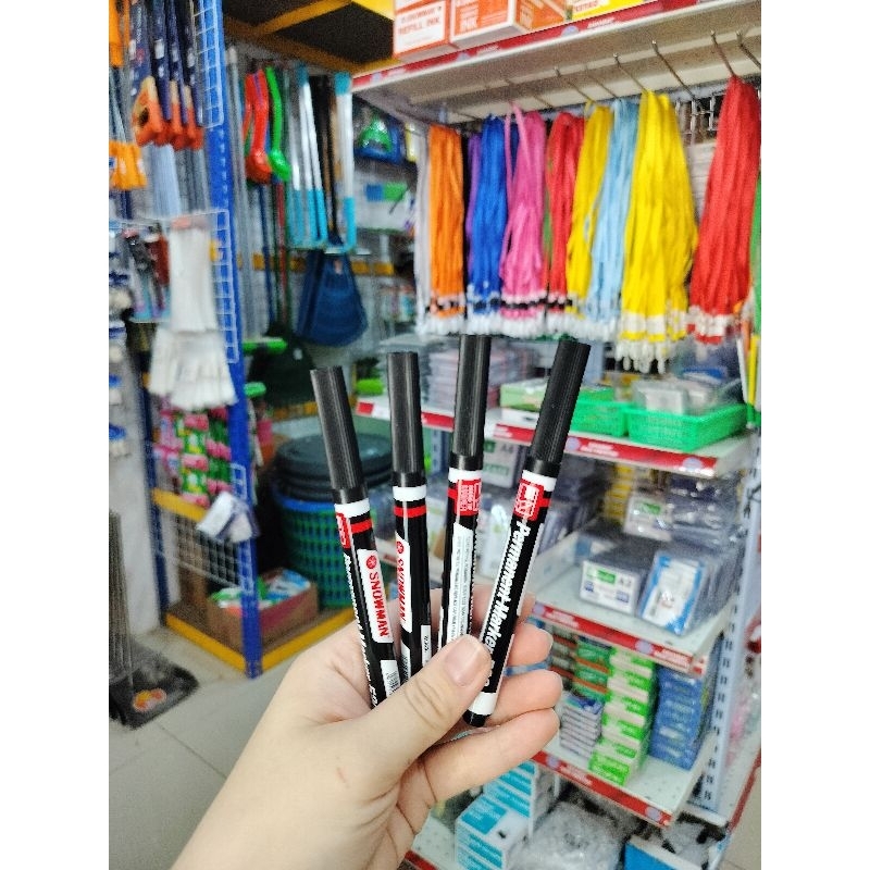 Jual Spidol Snowman Marker 520 Hitam (1pc) | Shopee Indonesia