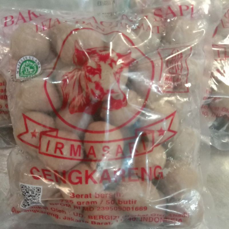 Jual bakso sapi IRMA SARI CENGKARENG 725Gr 50butir | Shopee Indonesia
