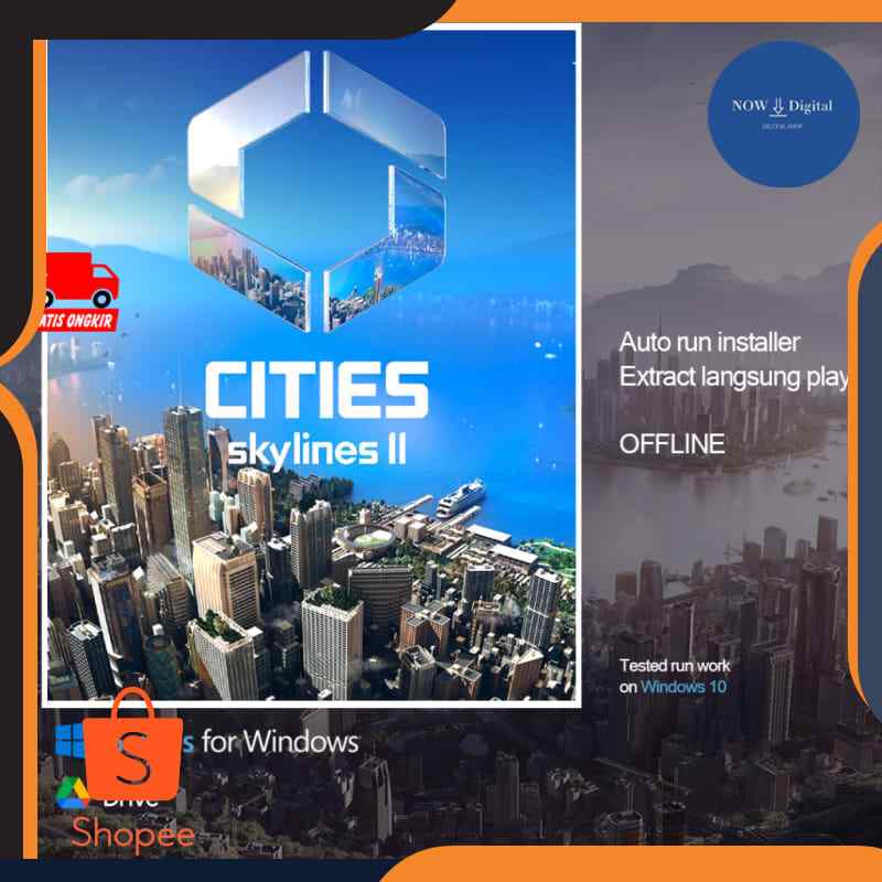 Jual NOWDIGITAL Cities Skylines II Ultimate Edition - Game PC Simulation READY | Shopee Indonesia