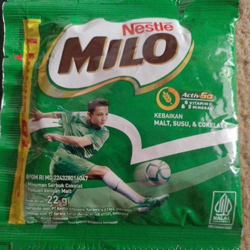 Jual Milo sachet 22 gram 1 piece (per sachet) | Shopee Indonesia