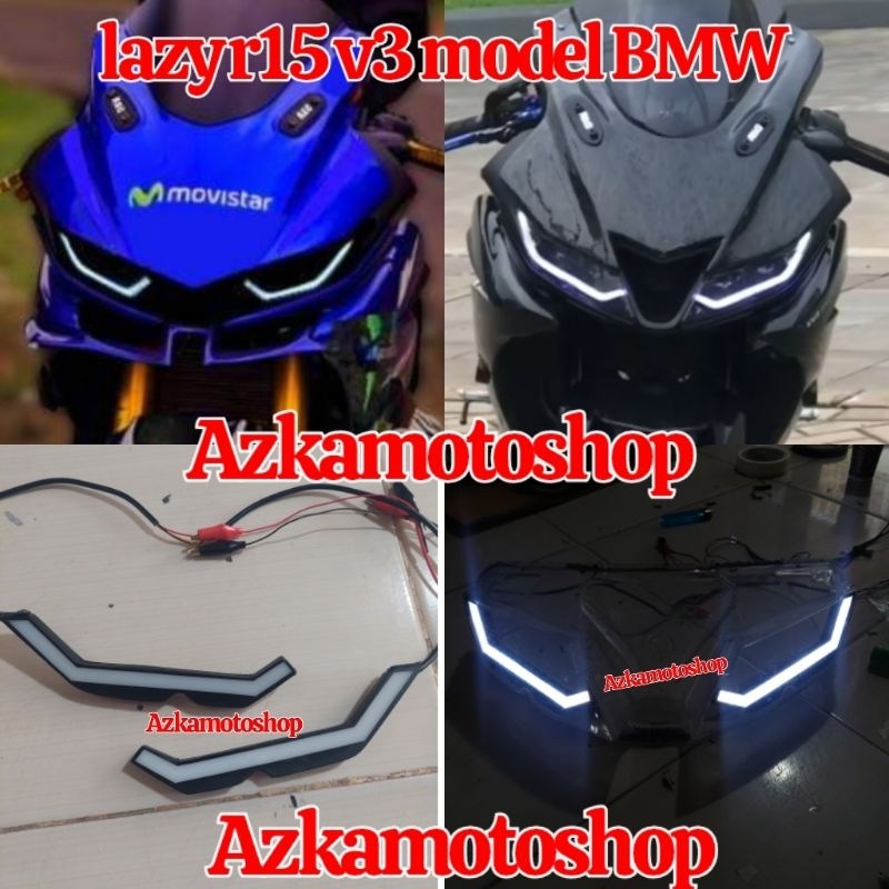 Jual LAZY R15 V3 DAN R15 V2 MODEL BMW LAMPU ALIS R15 V3 DAN V2 MODEL ...