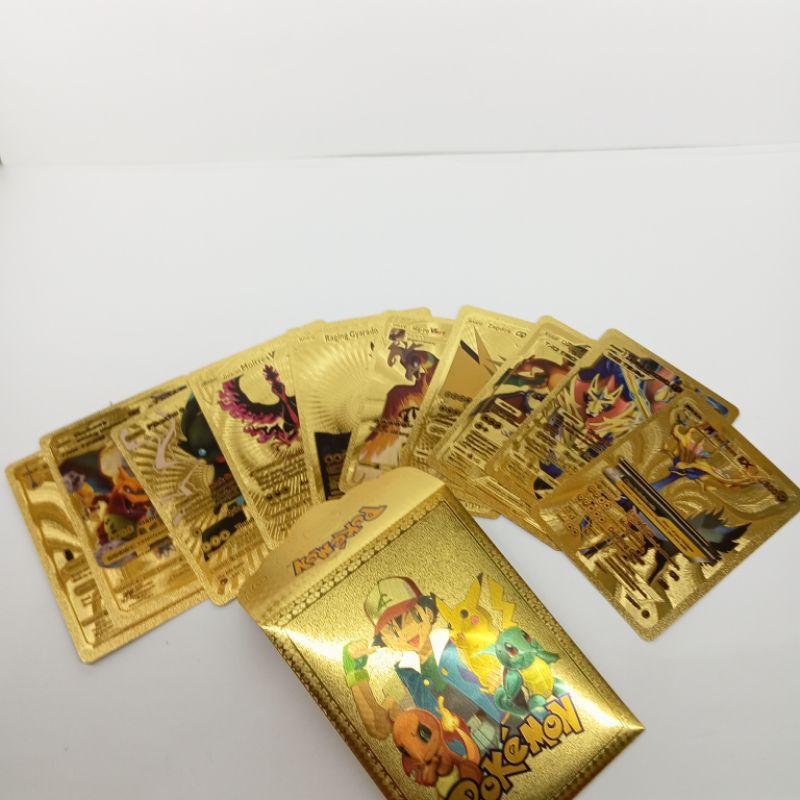 Jual Kartu Pokemon Emas/mainan kartu pokemon emas | Shopee Indonesia