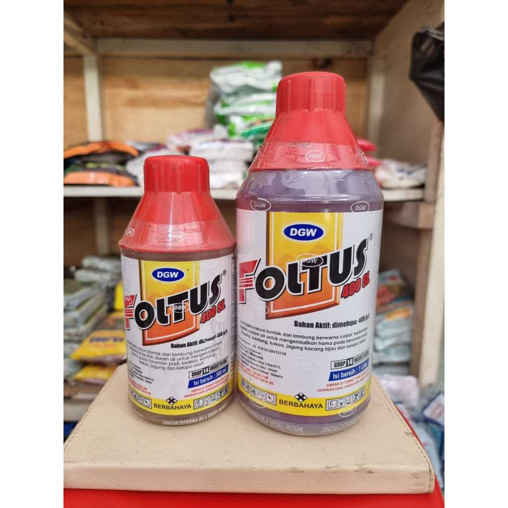 Jual Foltus 400SL Insektisida Sistemik Racun Kontak/Pembasmi Hama Ulat ...