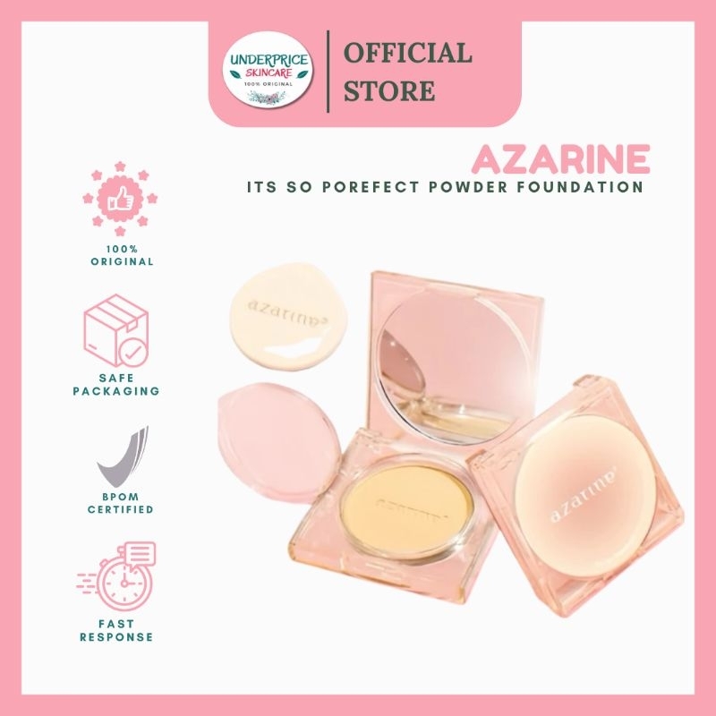 Jual AZARINE Its So Porefect Powder Foundation | Shopee Indonesia