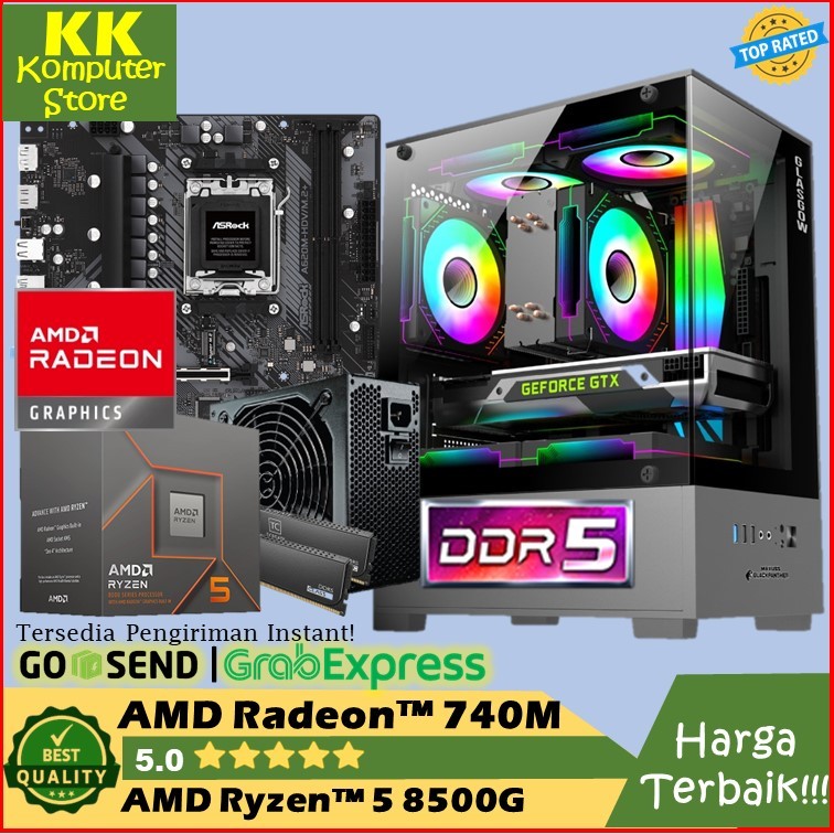 Jual pc rakitan gaming amd ryzen 5 8500g | ram 8gb ddr5 6000mh [ pc ...