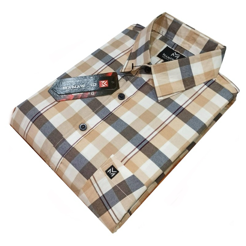 Jual Kemeja Katun Pria Lengan Pendek Formal Casual Premium Import Hem ...