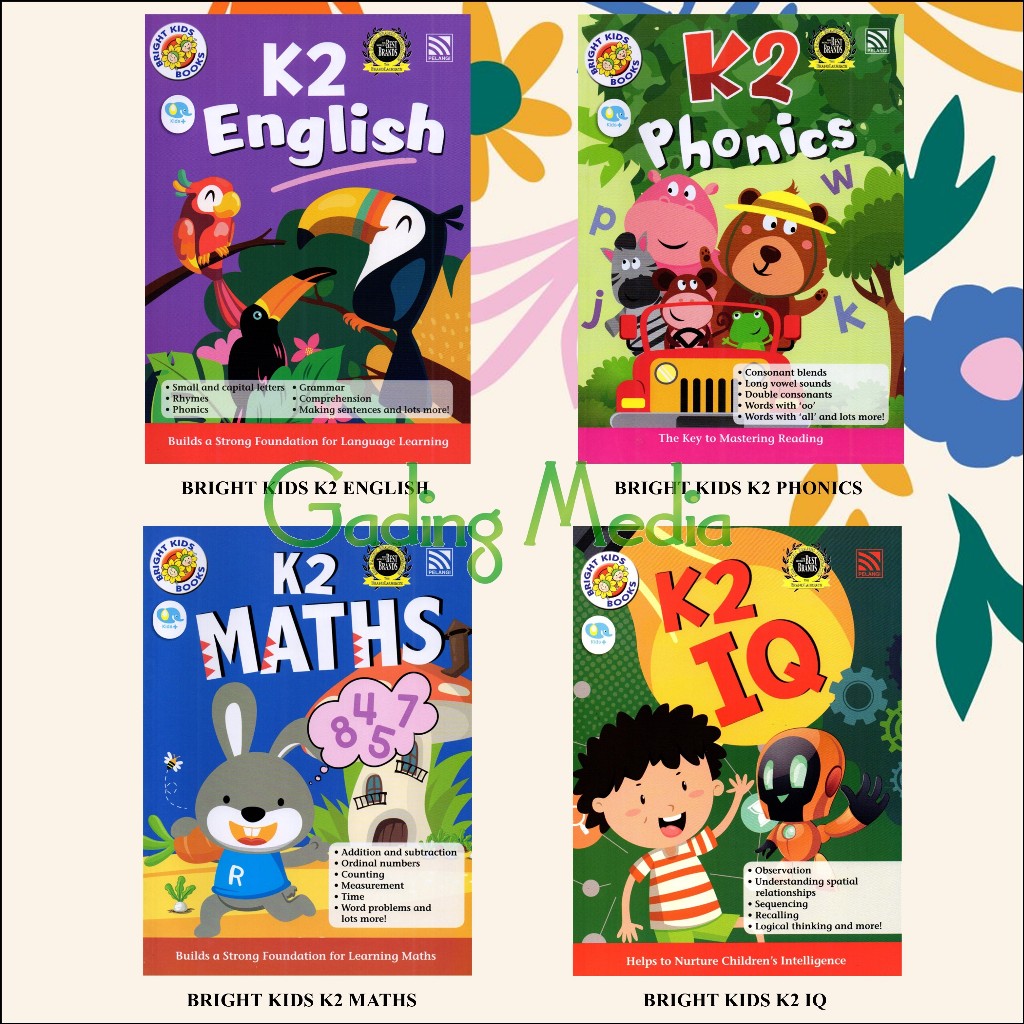 Jual PAKET BRIGHT KIDS BOOKS - KINDERGARTEN 2 | Shopee Indonesia