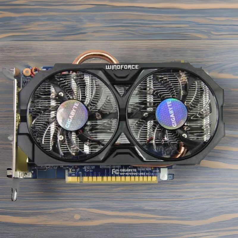 Jual VGA Bekas Gigabyte GTX 750 Ti 2GB GDDR5 Windforce Dual Fan | Shopee Indonesia