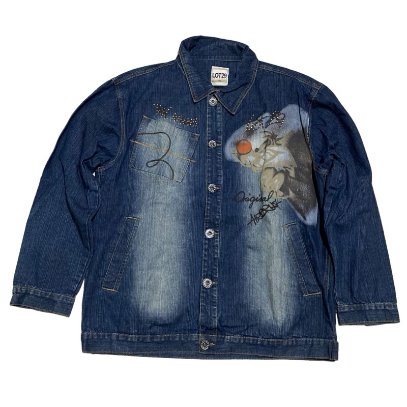 Jual Lot29 looney tunes denim jacket | Shopee Indonesia