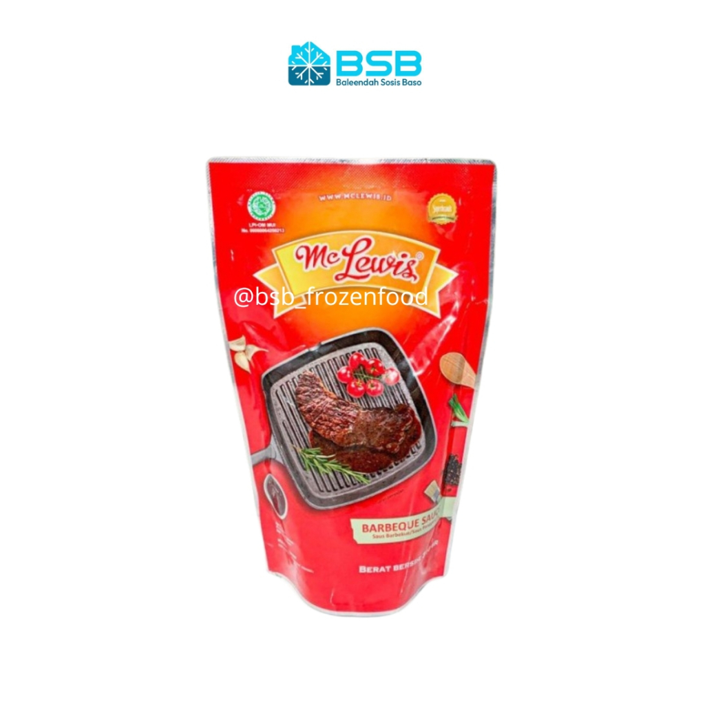 Jual Mc Lewis Barbeque Sauce / Saus Barbeque Saos BBQ 310 gr / 1 kg ...