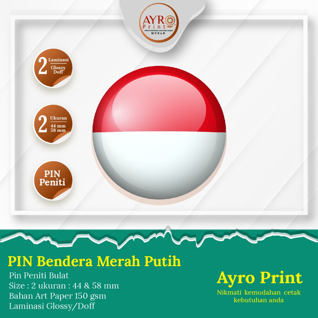 Jual PIN Bendera Merah Putih RI | Shopee Indonesia