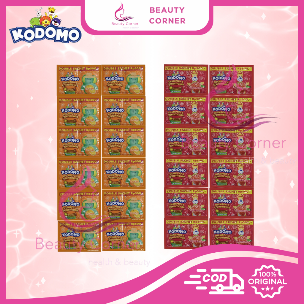 Jual [Renceng Isi 12 Sachet] Kodomo Shampoo & Conditioner | Shopee Indonesia